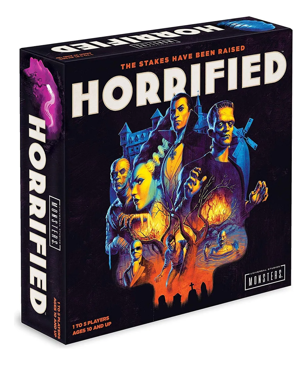 Juego de Mesa Horrified: Monstruos Cooperativo para 10+ Años ...